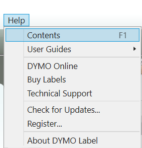 Dymo Help Center