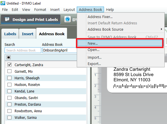 ¿Cómo utilizar DYMO Label Software v.8?