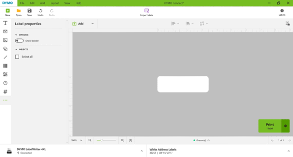 Wie verwendet man DYMO Connect für den Desktop?