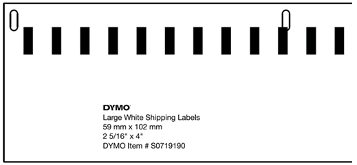 What should I know about DYMO labels and tapes?