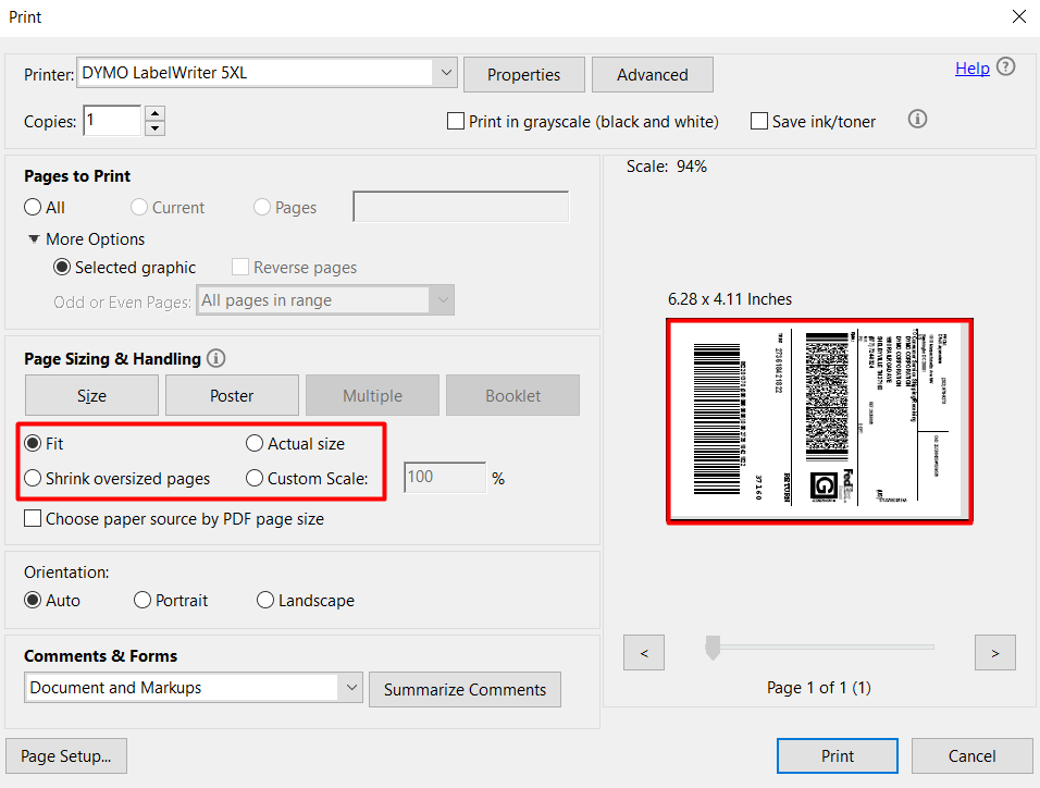 How do I print PDF documents with my LabelWriter?