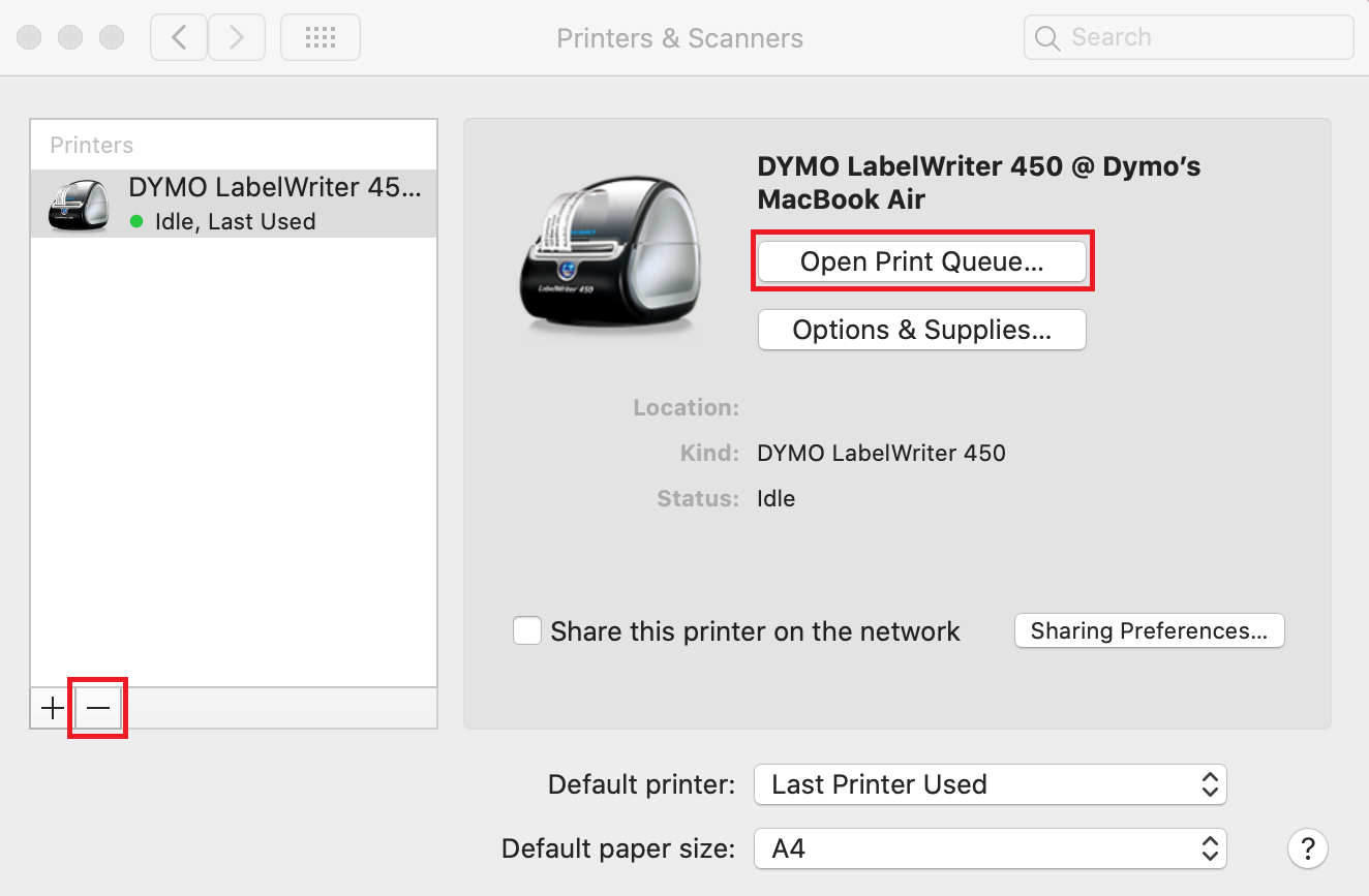 Why am I receiving an error while printing on Mac?