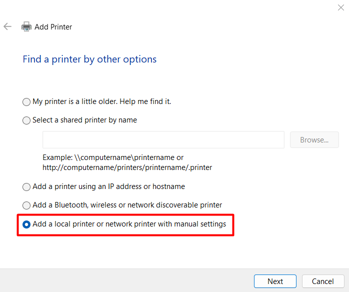 How to add a dummy (fake) printer?