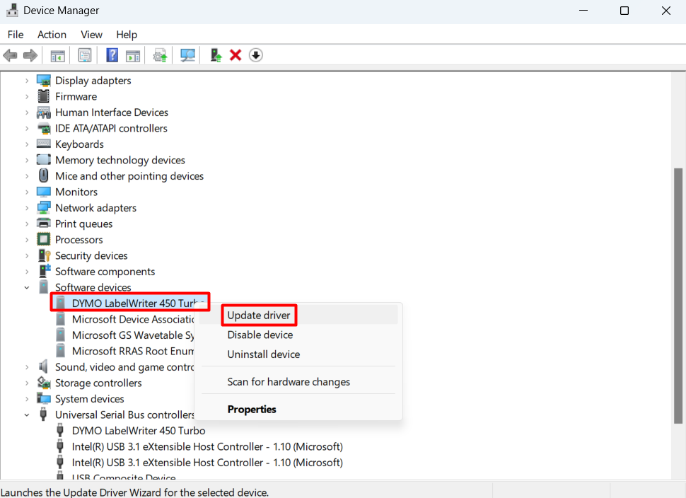 Why is my printer under unspecified?