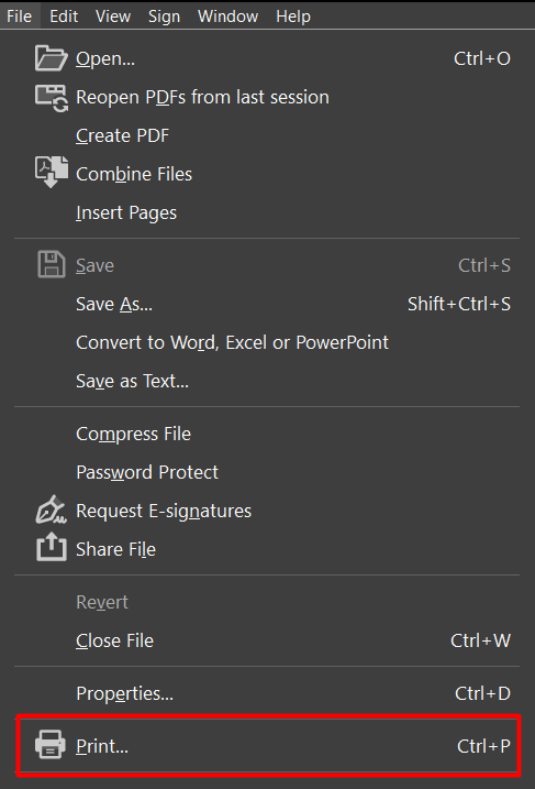 How do I print PDF documents with my LabelWriter?